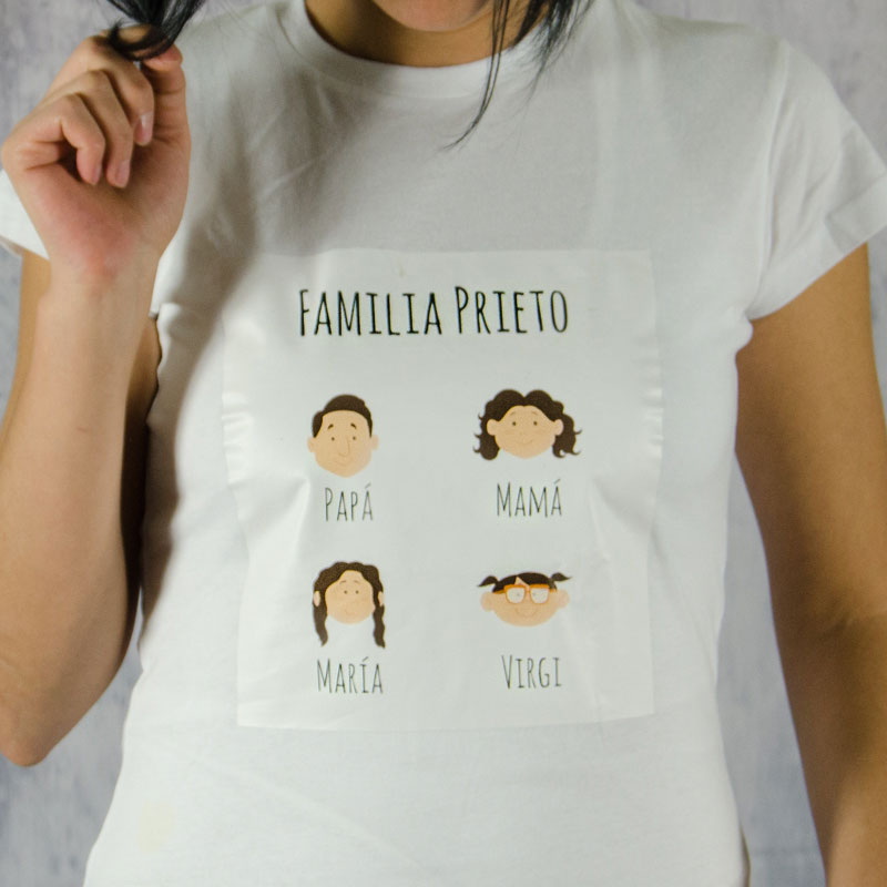 Camiseta Mi Familia Personalizada